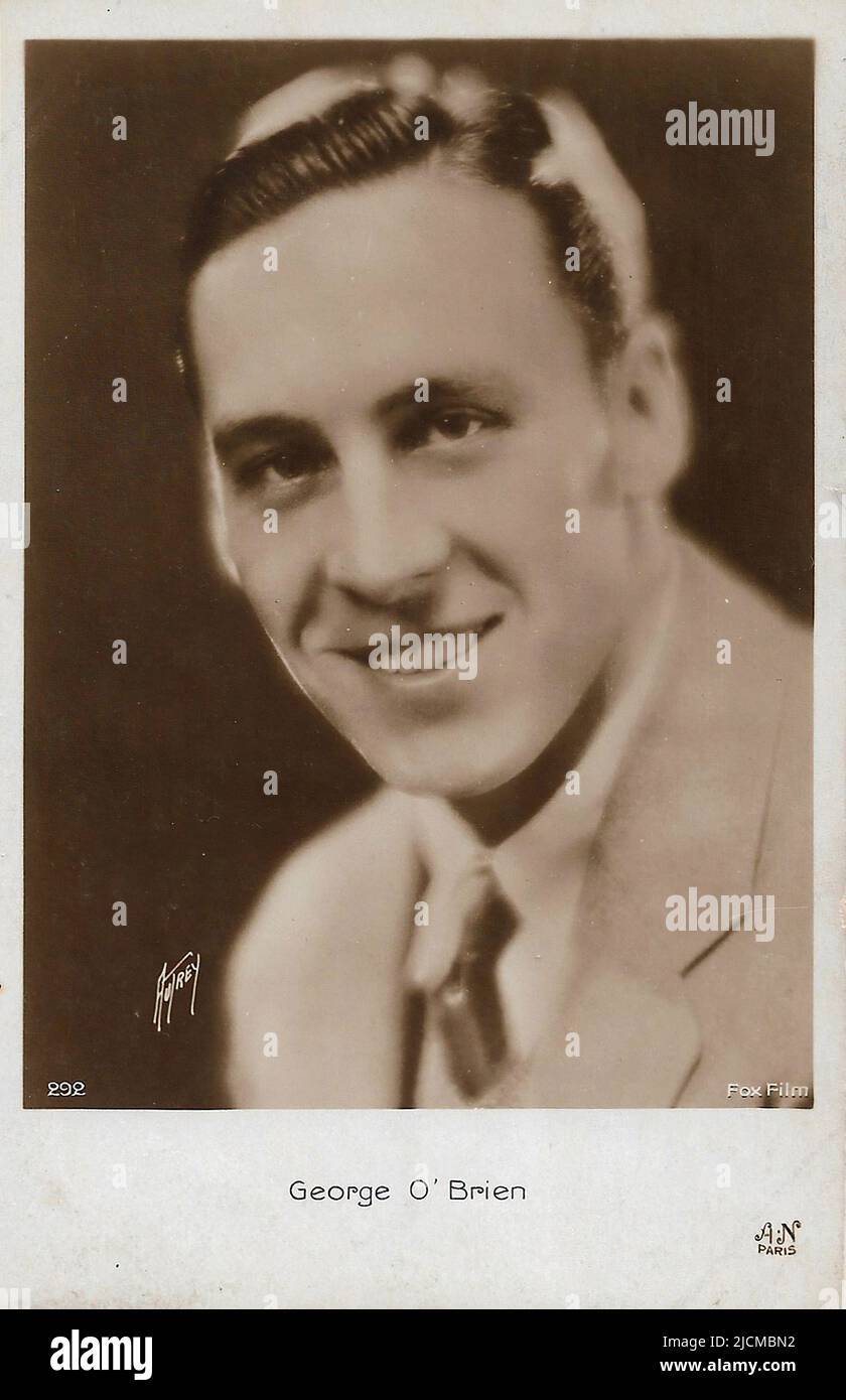 Portrait of George O'Brien 006 - Silent Hollywood era Stock Photo - Alamy