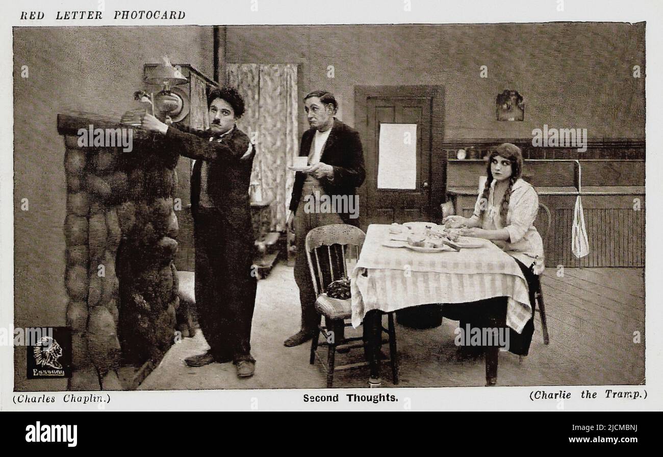 Portrait of Charlie Chaplin in The Tramp (1915) - Silent Hollywood era ...