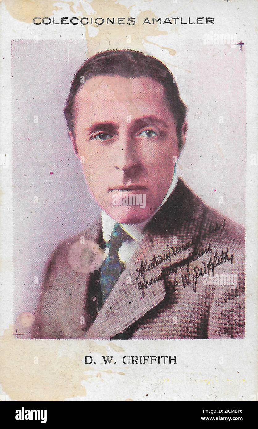 D.W. Griffith - Silent Hollywood era Stock Photo - Alamy