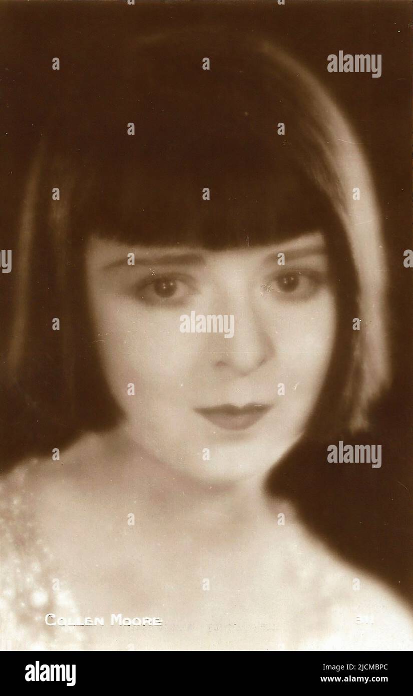 Portrait of Colleen Moore 003 - Silent Hollywood era Stock Photo - Alamy
