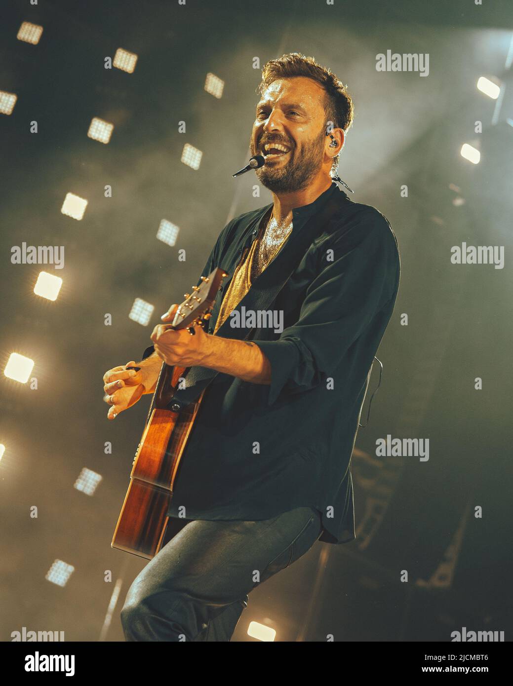 13/06/2022 - Italian singer CESARE CREMONINI playing live at San Siro ...