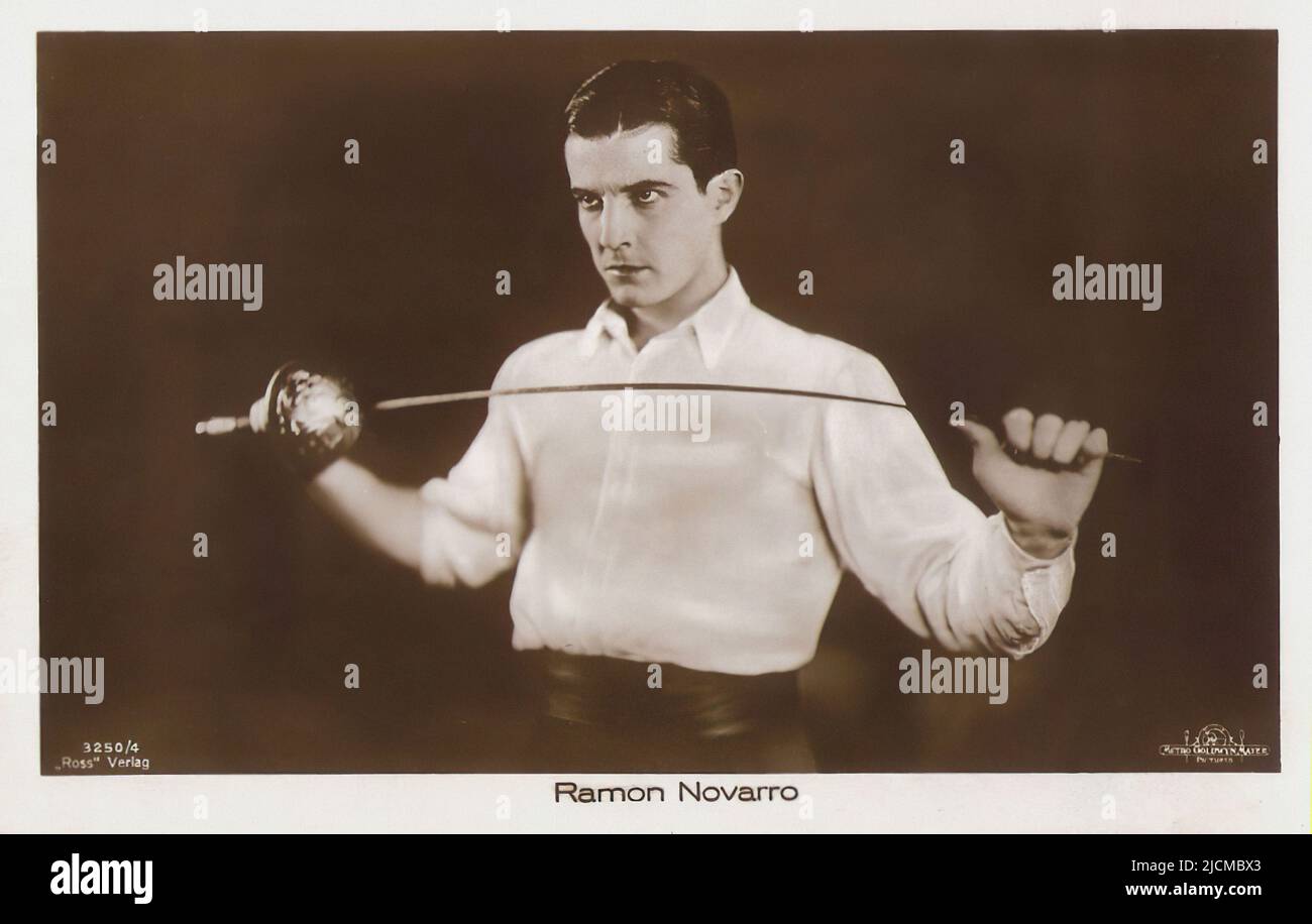 Portrait of Ramon Novarro 005 - Silent Hollywood era Stock Photo - Alamy
