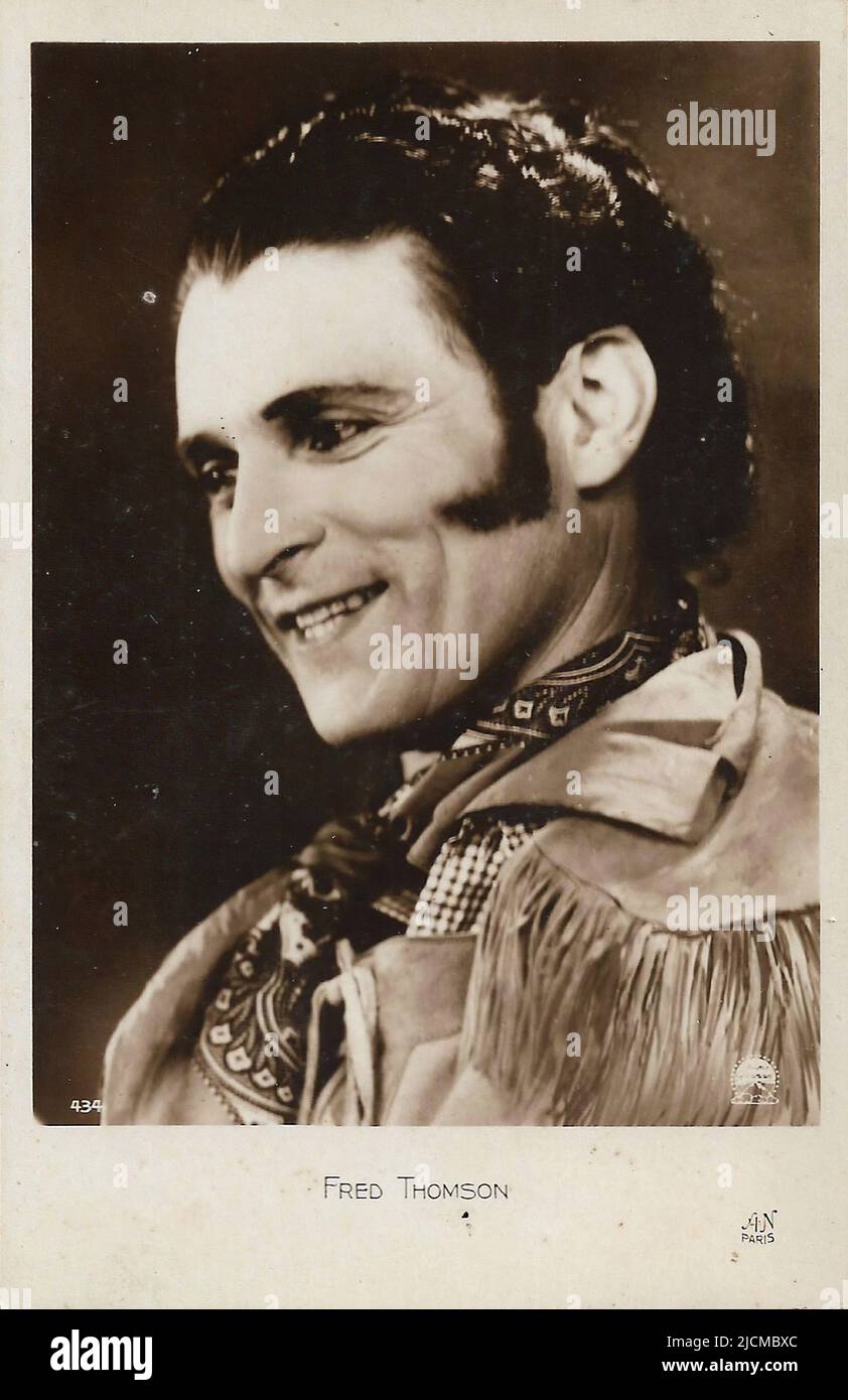 Portrait of Fred Thomson 004 - Silent Hollywood era Stock Photo - Alamy