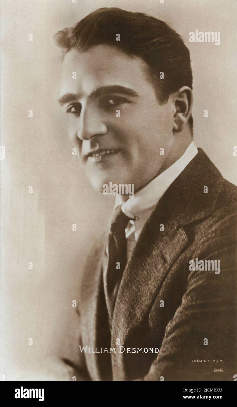Portrait of William Desmond 003 - Silent Hollywood era Stock Photo - Alamy