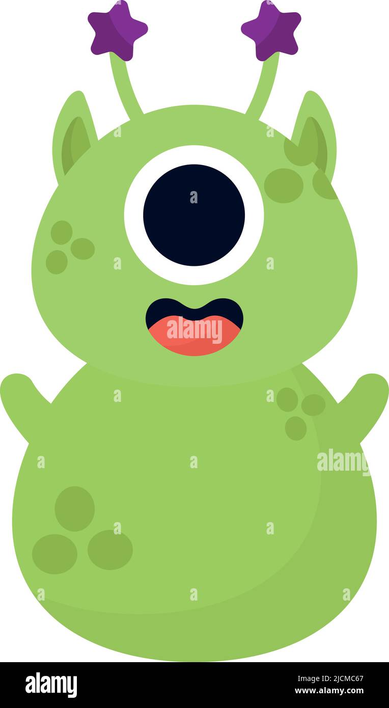 happy alien design Stock Vector Image & Art - Alamy