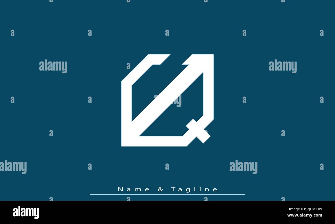 Alphabet letters Initials Monogram logo CQ , QC Stock Vector Image ...