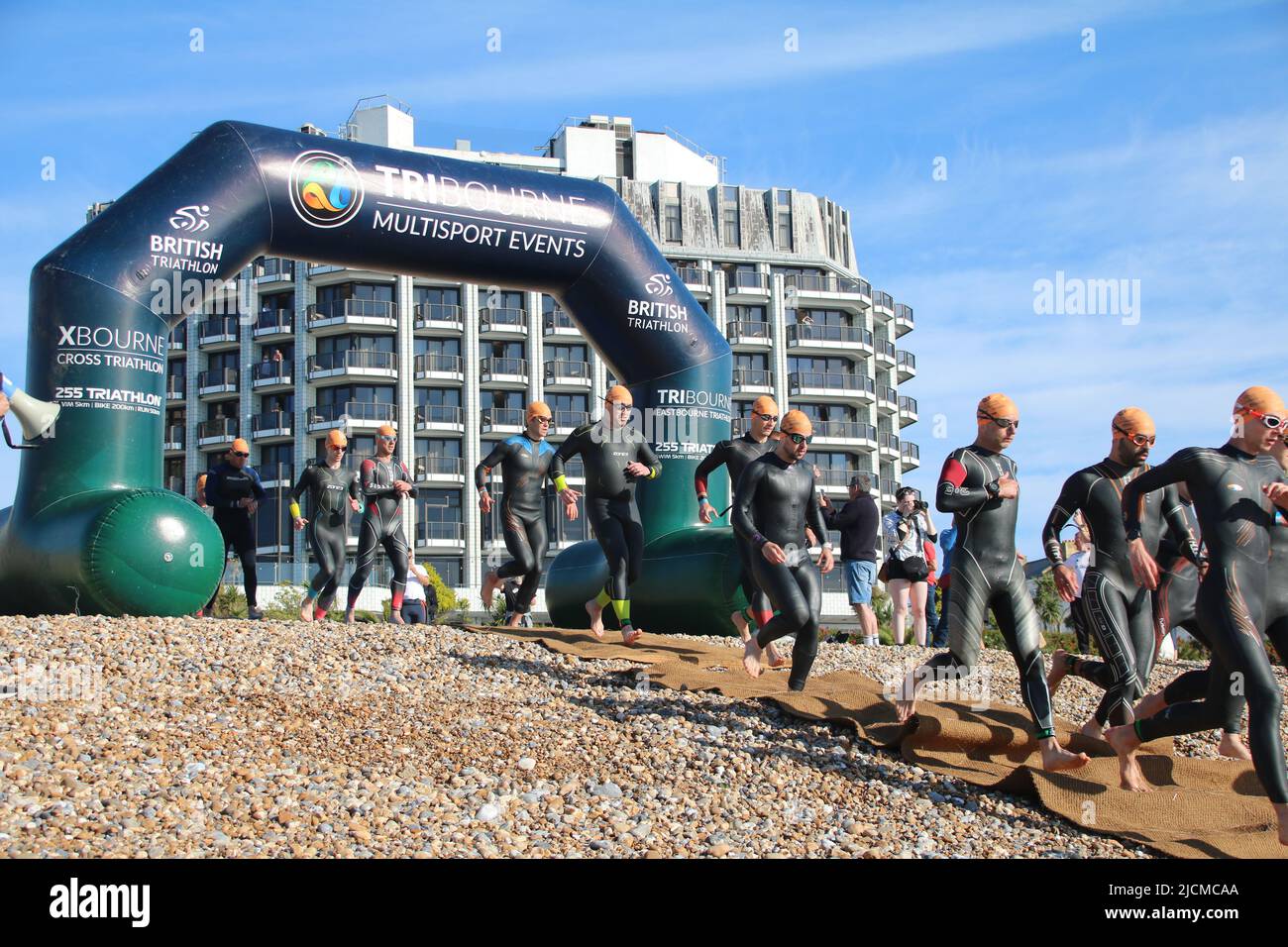 start of a triathlon race Stock Photo - Alamy