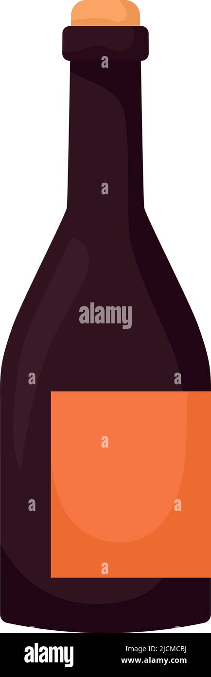 wine bottle illustration Stock Vector Image & Art - Alamy