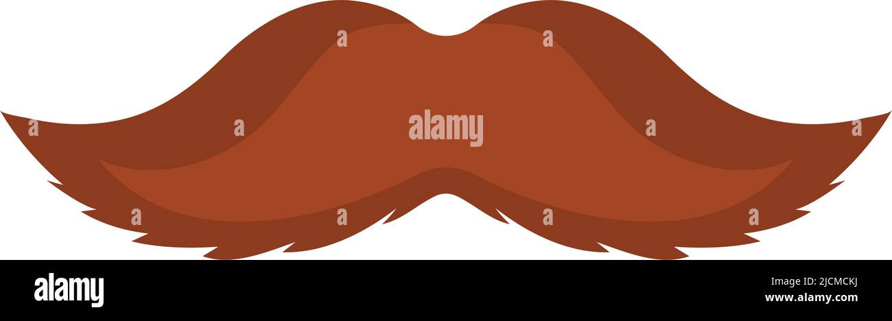 brown moustache design Stock Vector Image & Art - Alamy