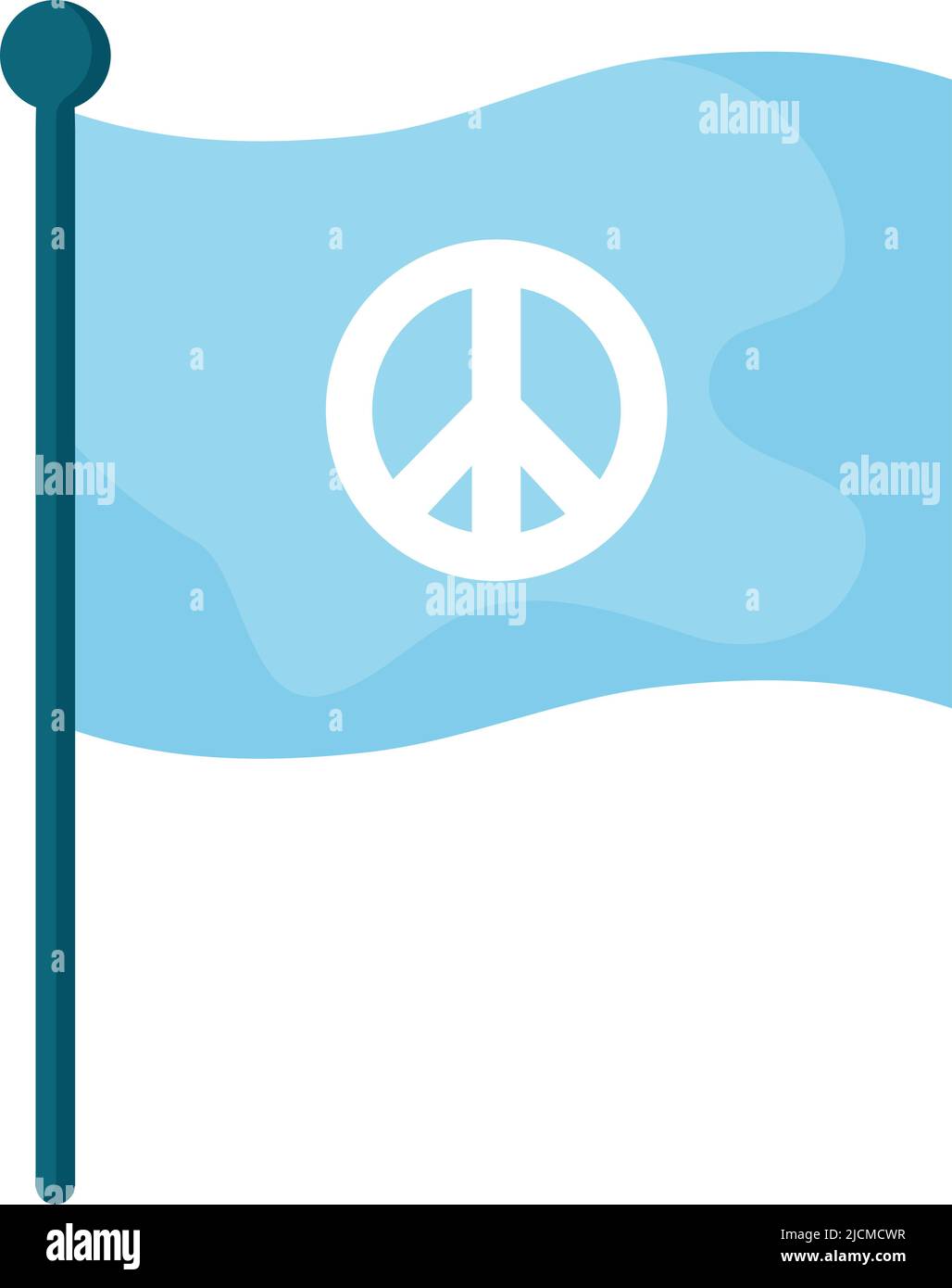 flag with peace symbol Stock Vector Image & Art - Alamy