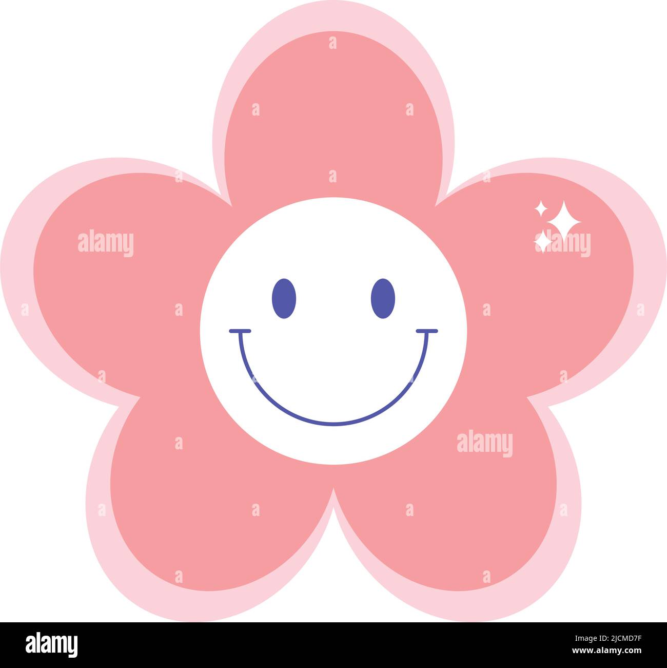 happy flower design Stock Vector Image & Art - Alamy