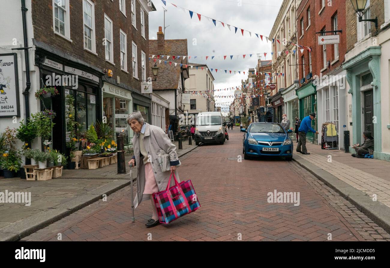 The town of Rochester in Kent Stock Photo - Alamy