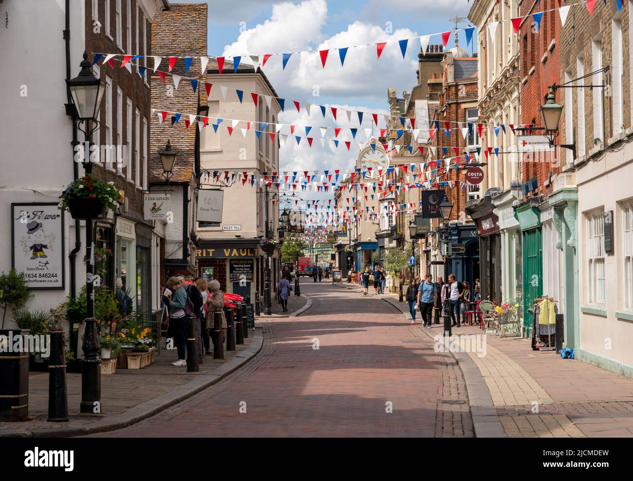 The town of Rochester in Kent Stock Photo - Alamy