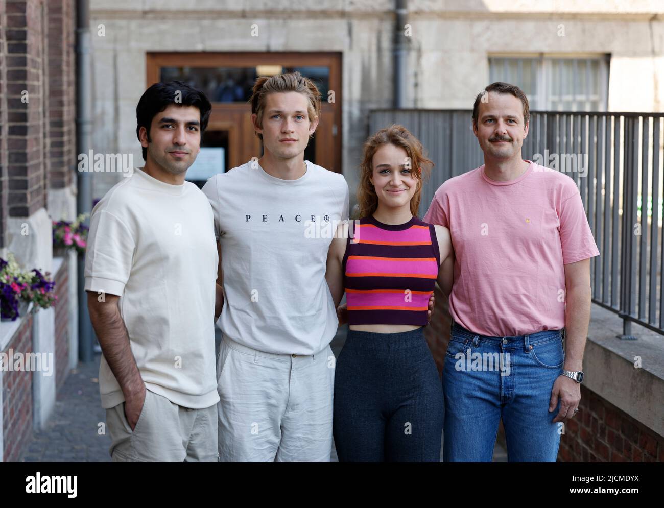 14 June 2022, North Rhine-Westphalia, Mönchengladbach: Actors Omid ...