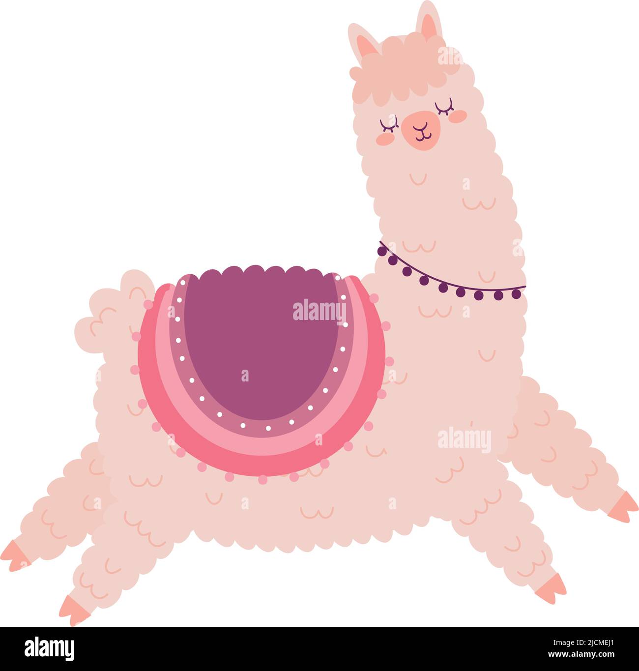 cute llama illustration Stock Vector Image & Art - Alamy