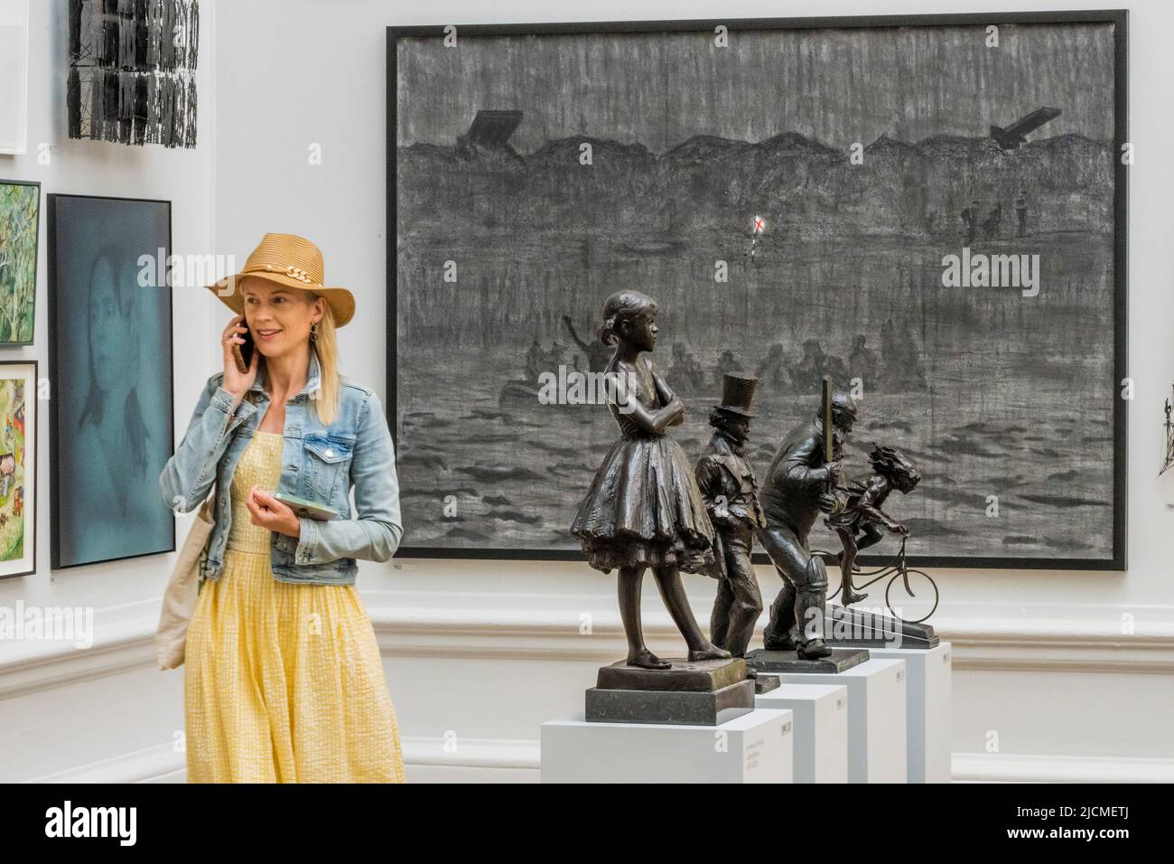 London, UK. 14th June, 2022. Bronzes by the Late James Butler, £12,500 ...