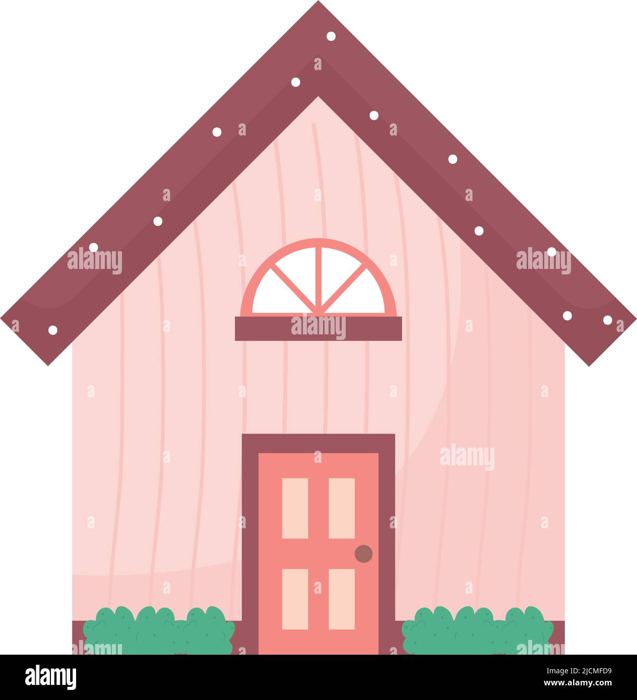 pink house design Stock Vector Image & Art - Alamy