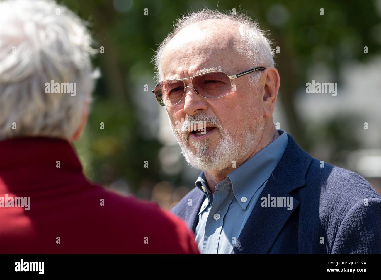 London, UK. 14th June, 2022. Compassion in Farming protest against live ...