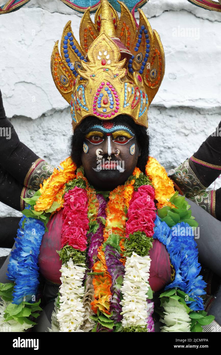 Indian Male Devotee at temple Stock Photo - Alamy