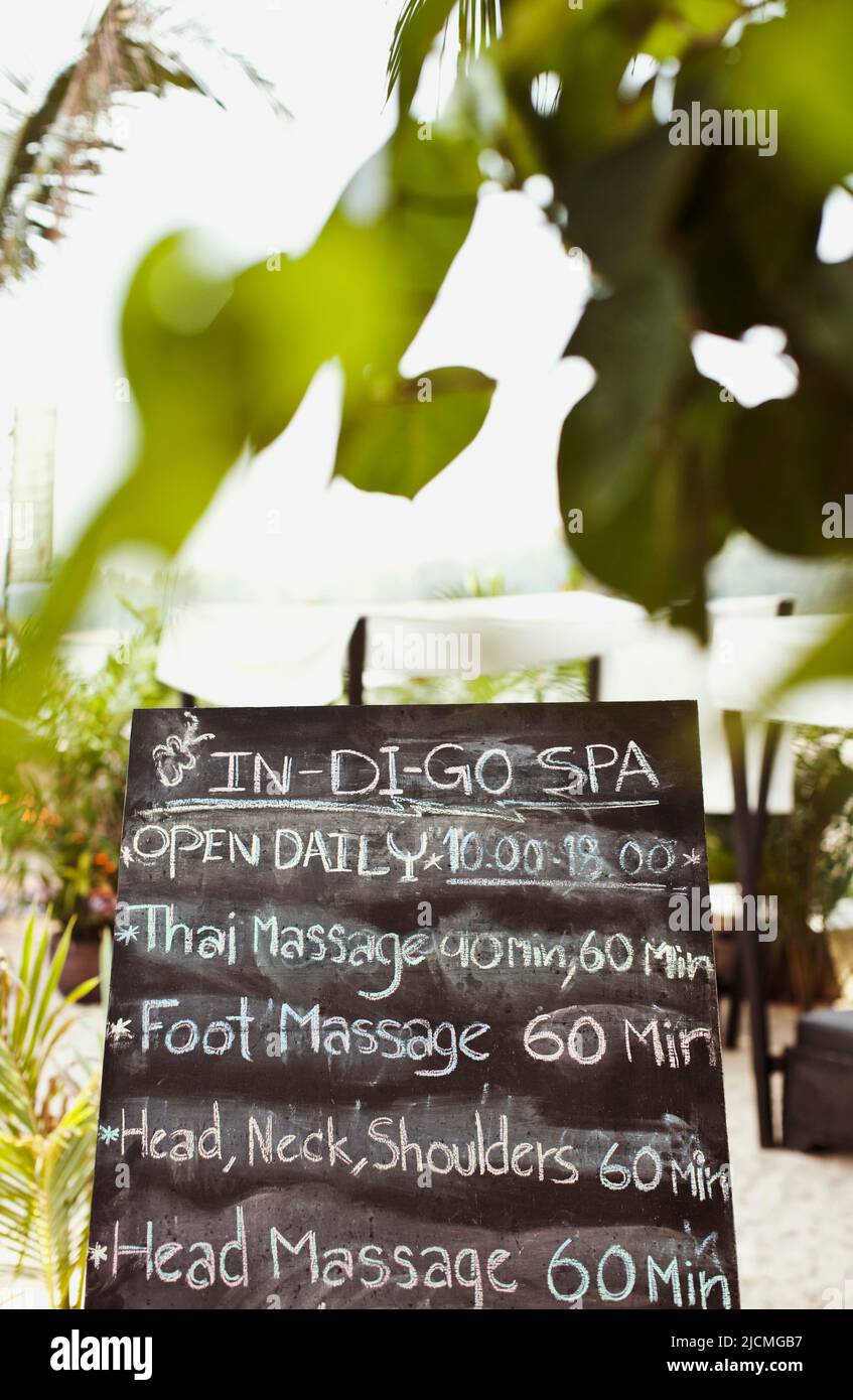 Massage on the beach hi-res stock photography and images - Alamy