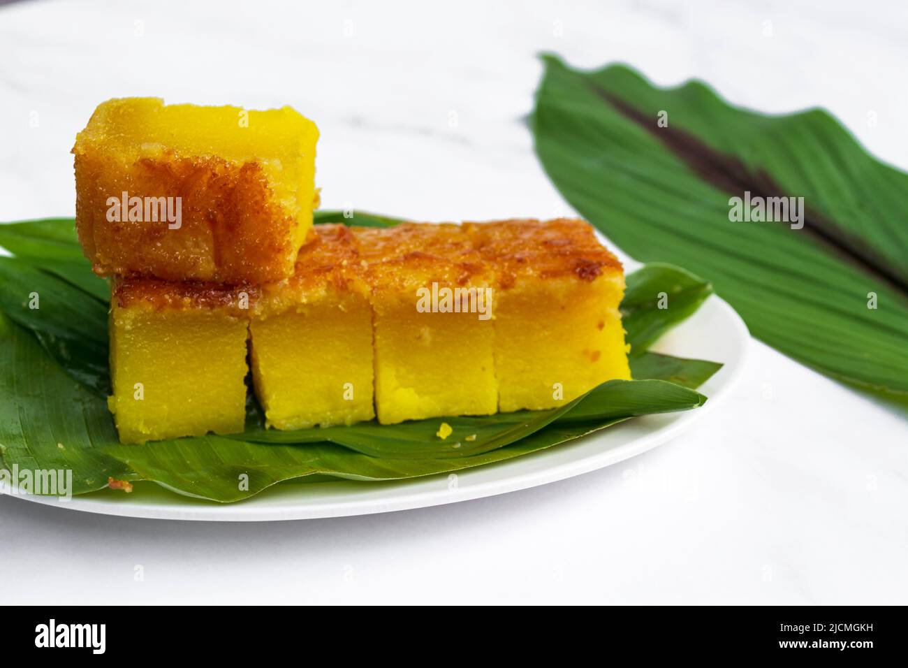 Malaysia popular and traditional dessert and snack on a Plate. Kuih ...
