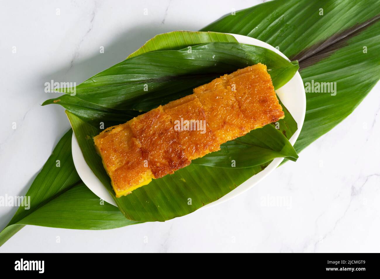 Malaysia popular and traditional dessert and snack on a Plate. Kuih ...