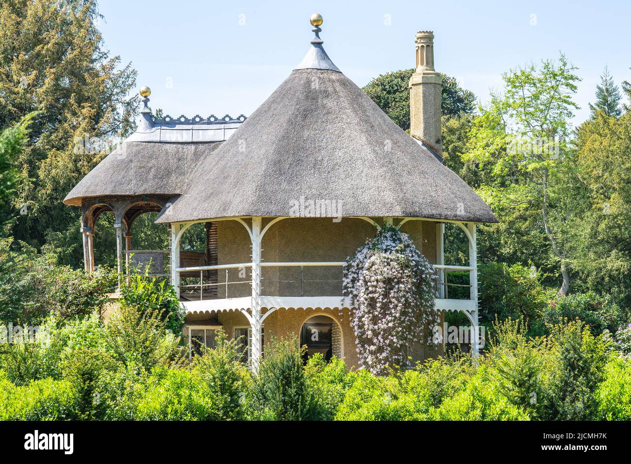 Swiss Cottage. Shuttleworth, England, 8 May, 2022 Stock Photo - Alamy