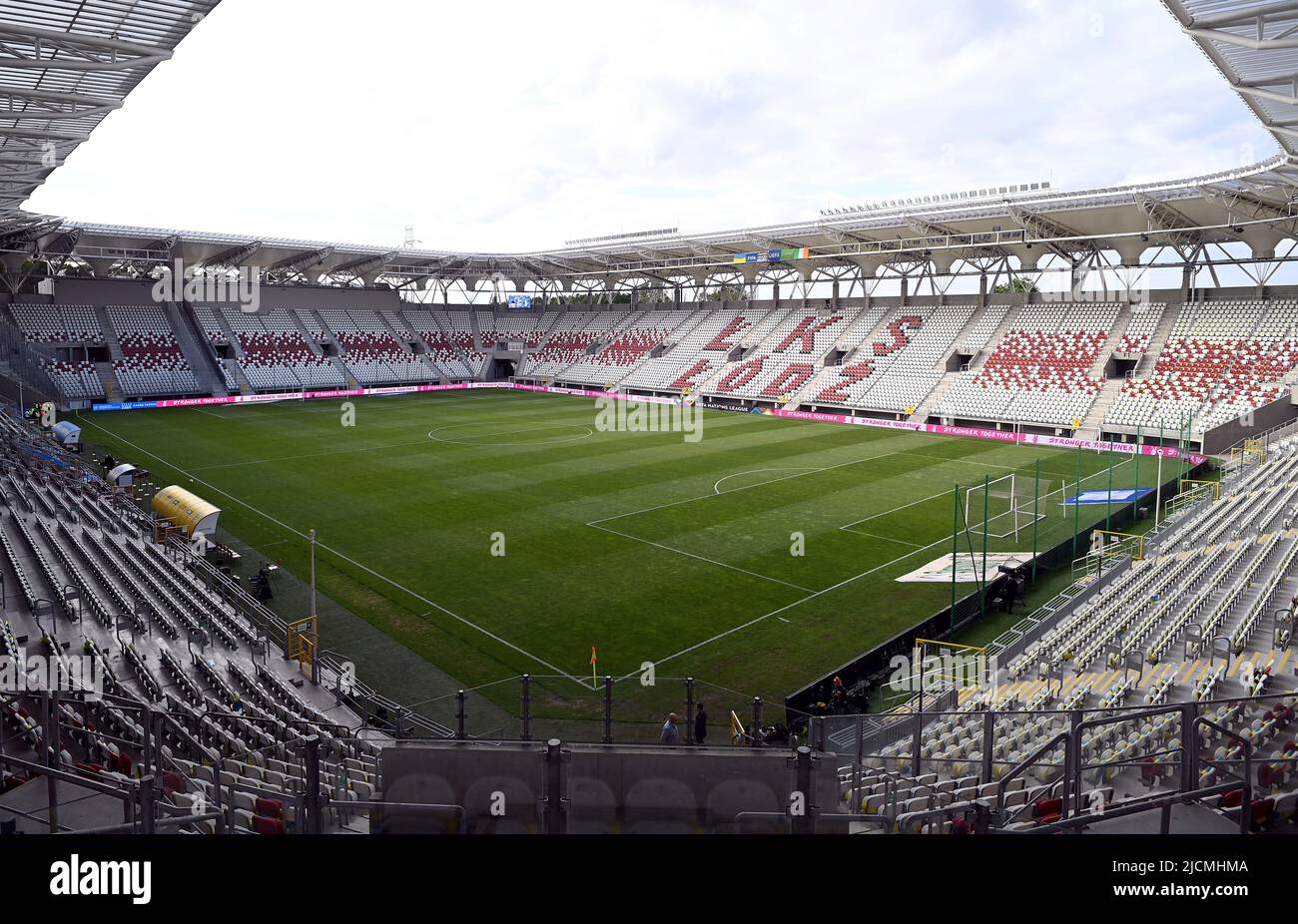 General view of the pitch and stadium ahead of the UEFA Nations League ...