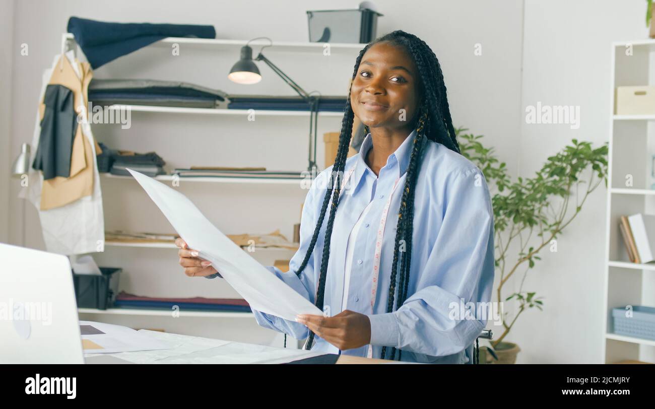 The Talented African-American Woman Fashion Designer Creates a New ...