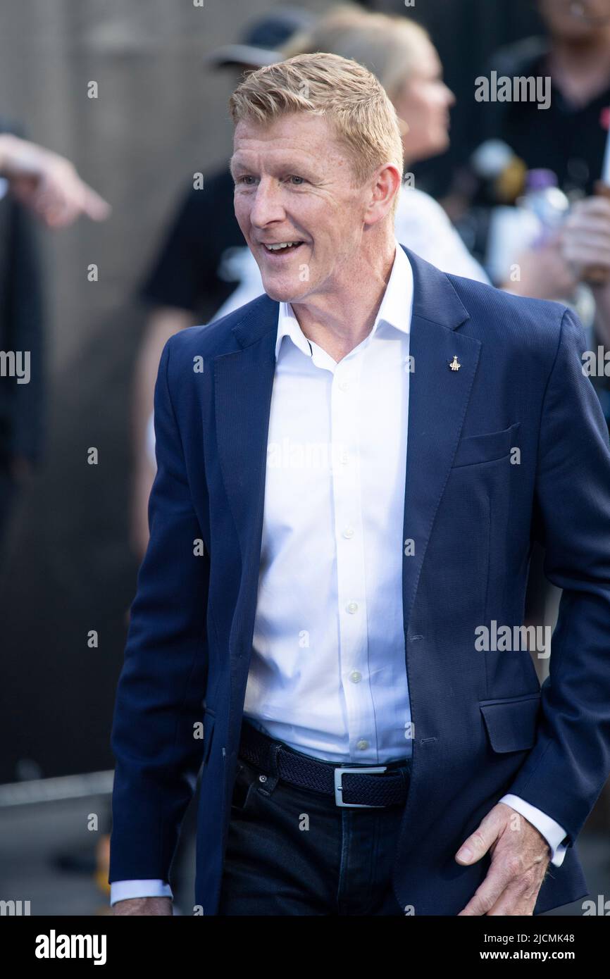 Tim Peake attends the UK Premiere of "Lightyear" at Cineworld Leicester ...