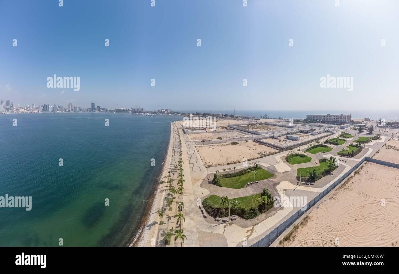 Luanda Angola - 11 29 2021: Amazing panoramic aerial view of downtown ...