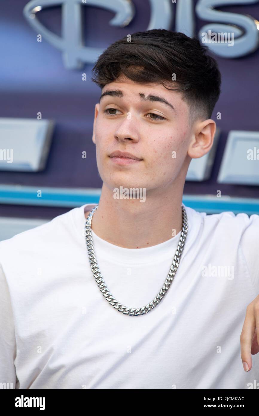 Max Mills attends the UK Premiere of "Lightyear" at Cineworld Leicester ...