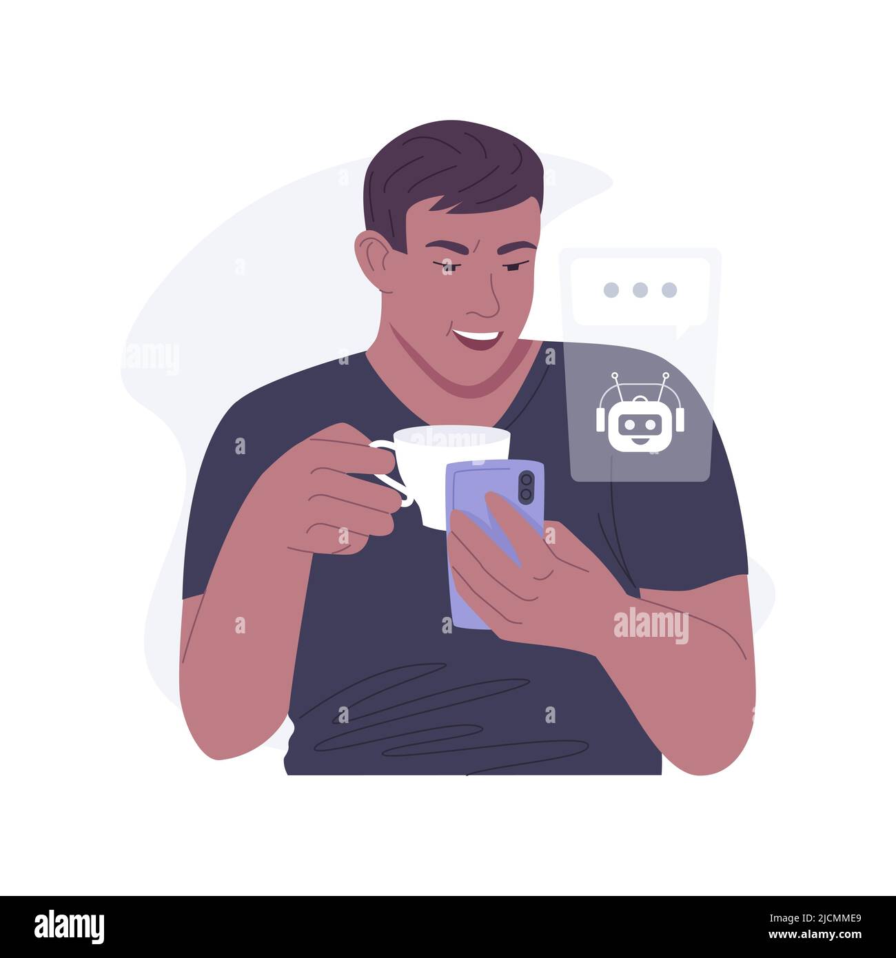 Customer support solutions isolated cartoon vector illustrations Stock ...