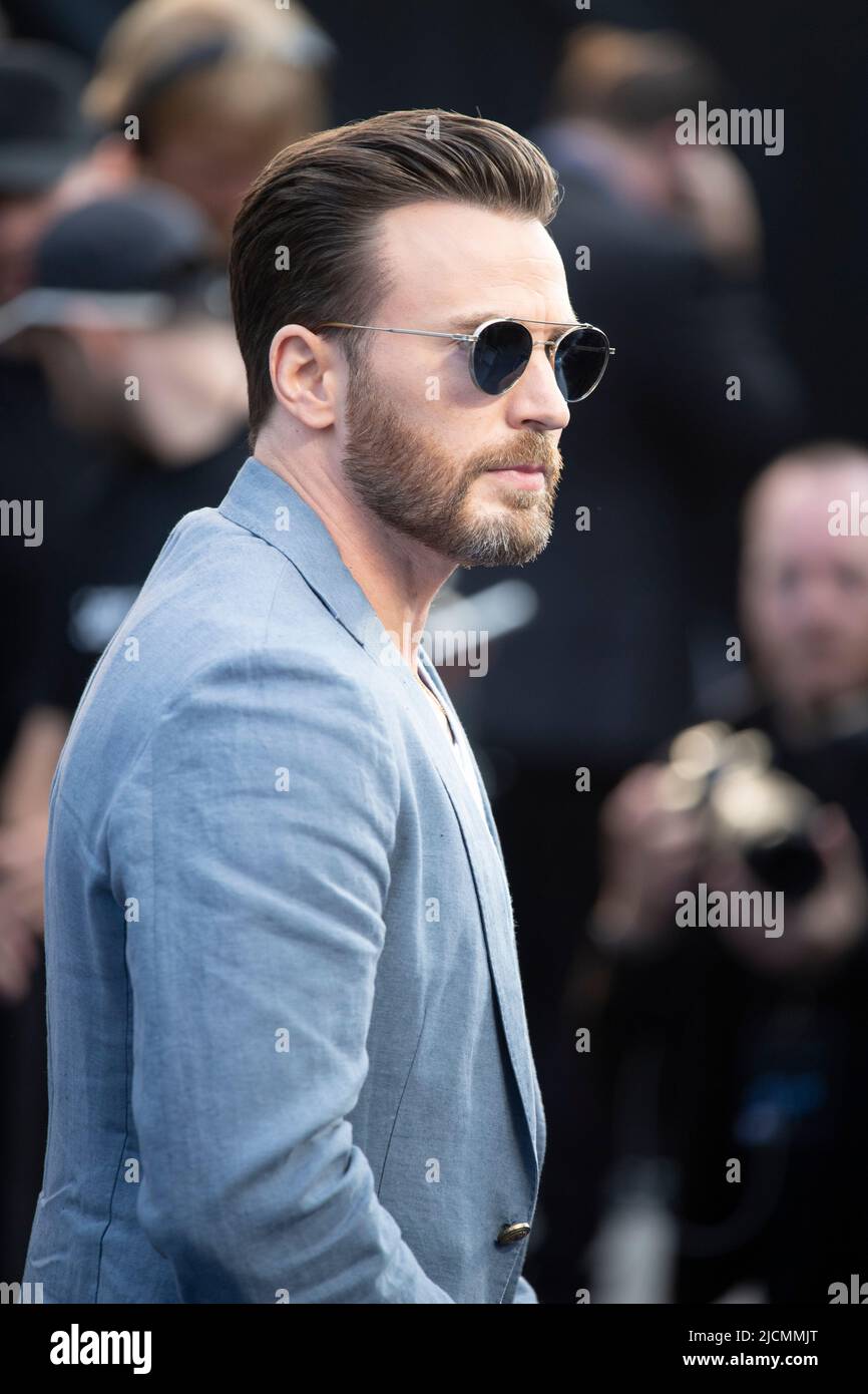 Chris Evans attends the UK Premiere of "Lightyear" at Cineworld ...