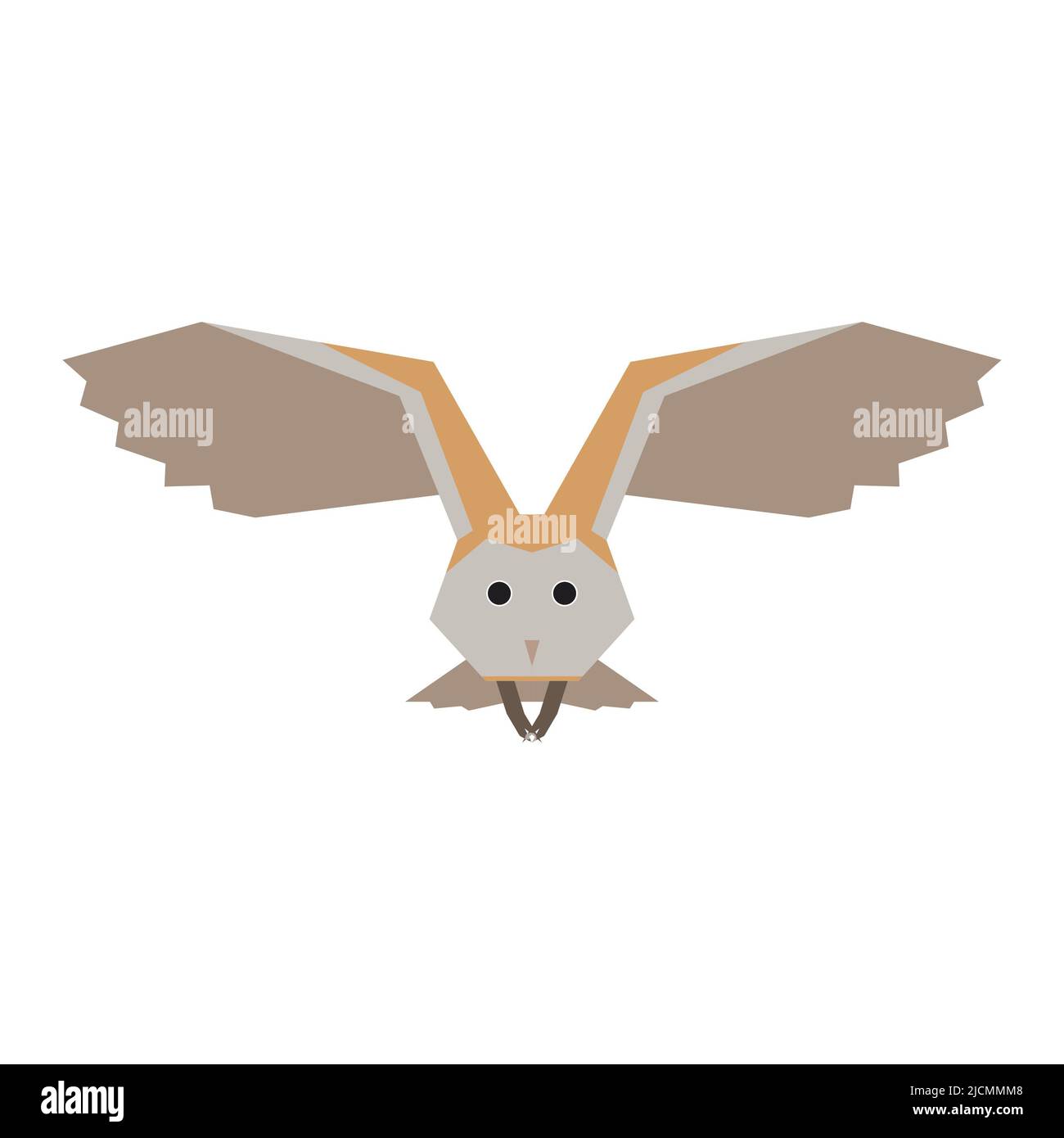 Colorful abstract geometric vector illustration of a bird Stock Photo ...