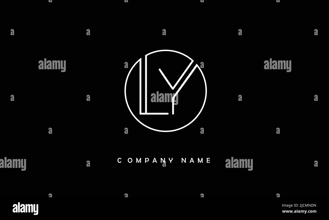 LY, YL Alphabets Letters logo Monogram Stock Vector Image & Art - Alamy
