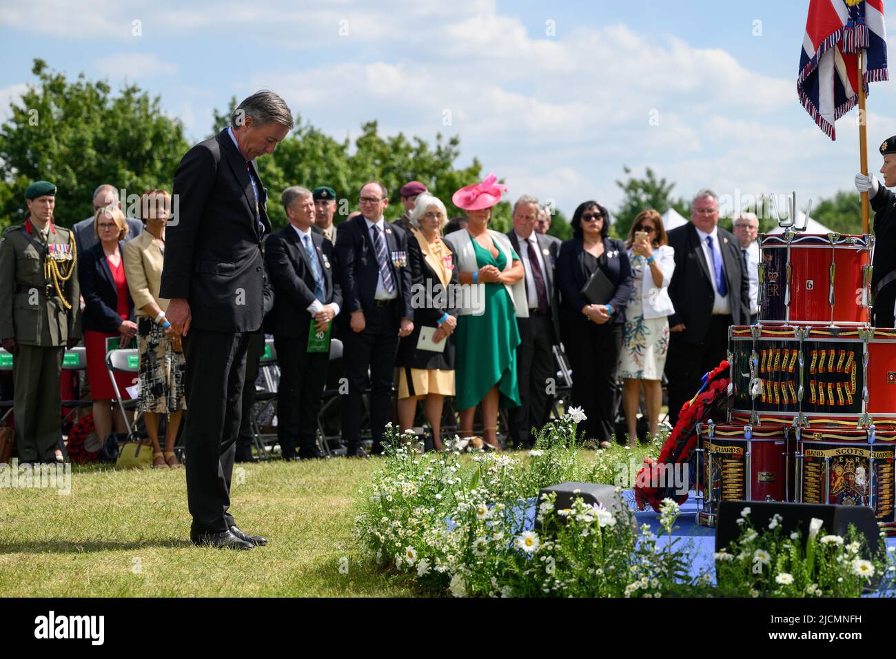 National President of the Royal British Legion Lt General James Bashall ...