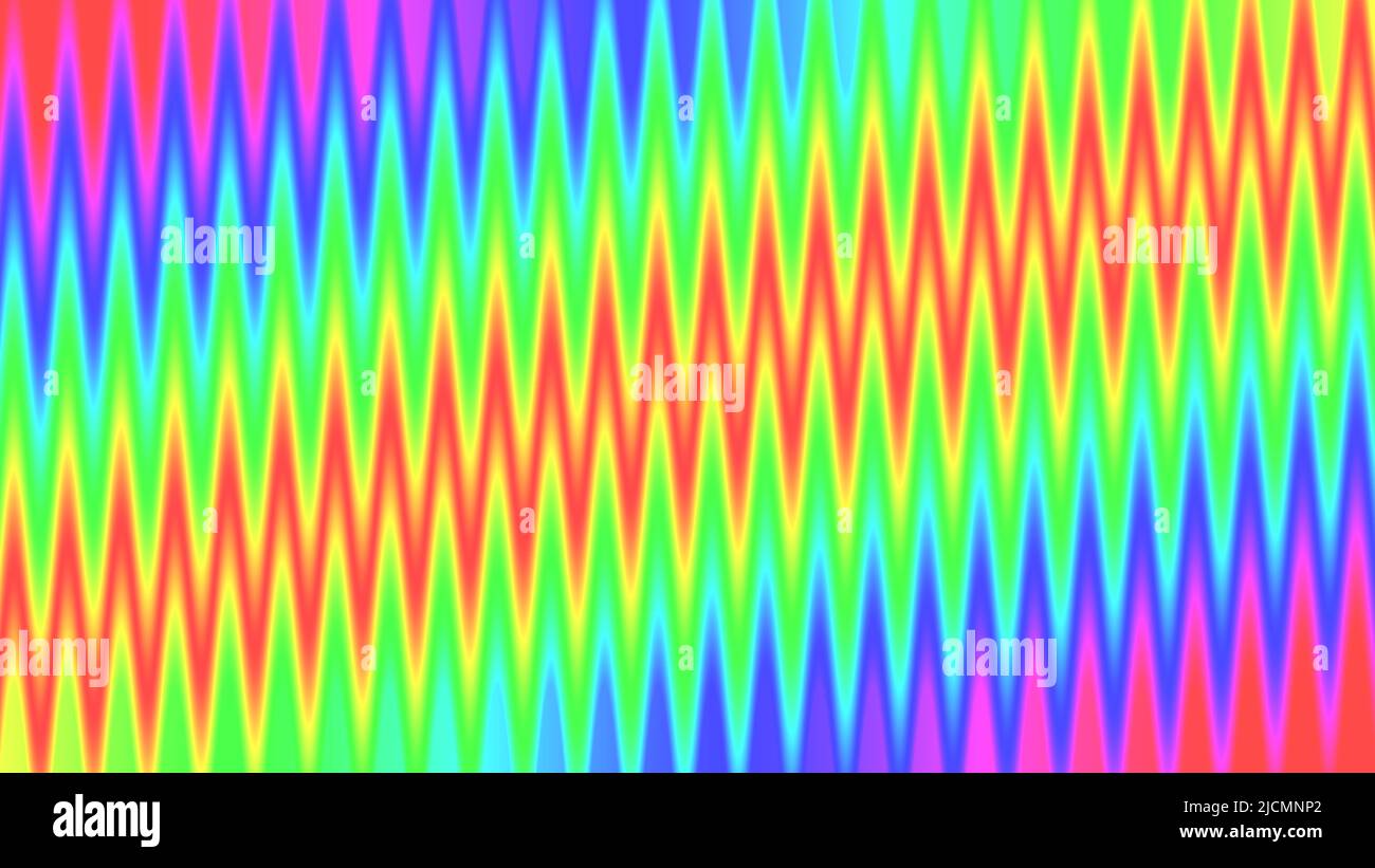 Abstract multicolored zigzag pattern illustration Stock Photo - Alamy