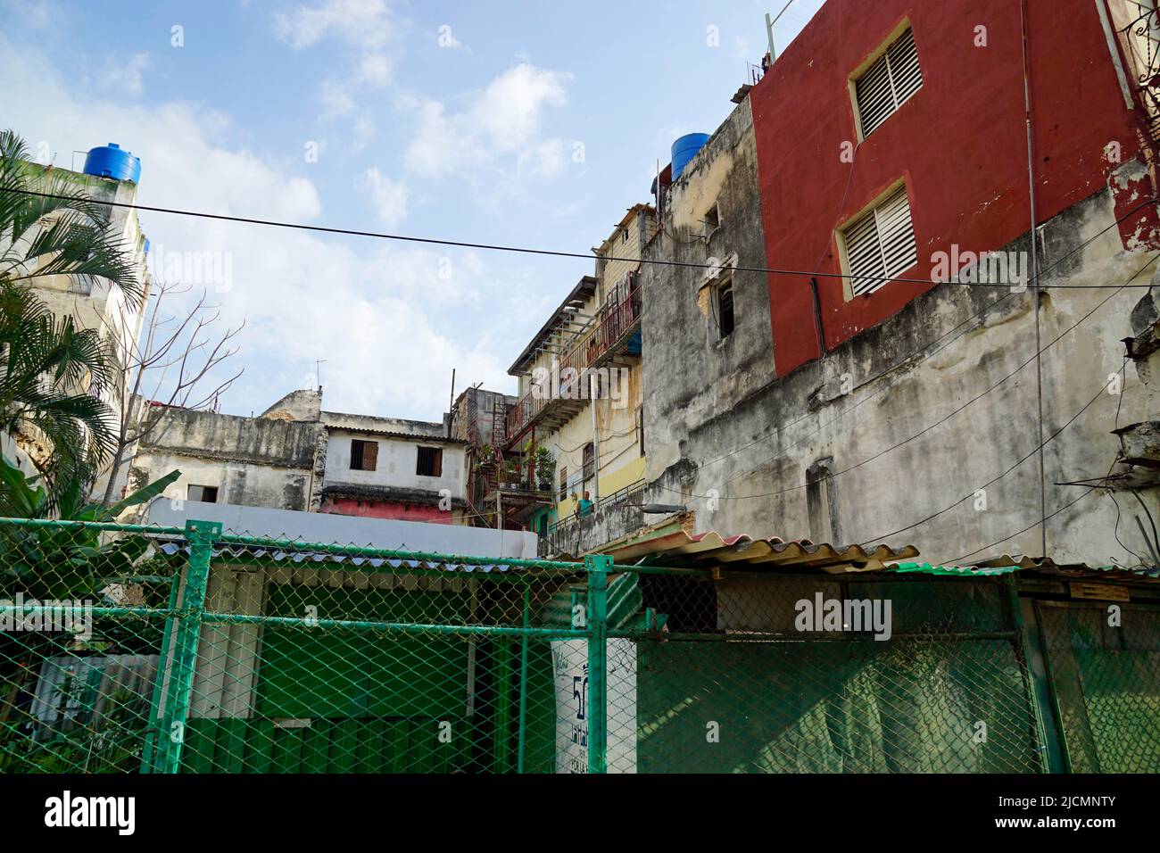 colorful run down houses in havana Stock Photo - Alamy