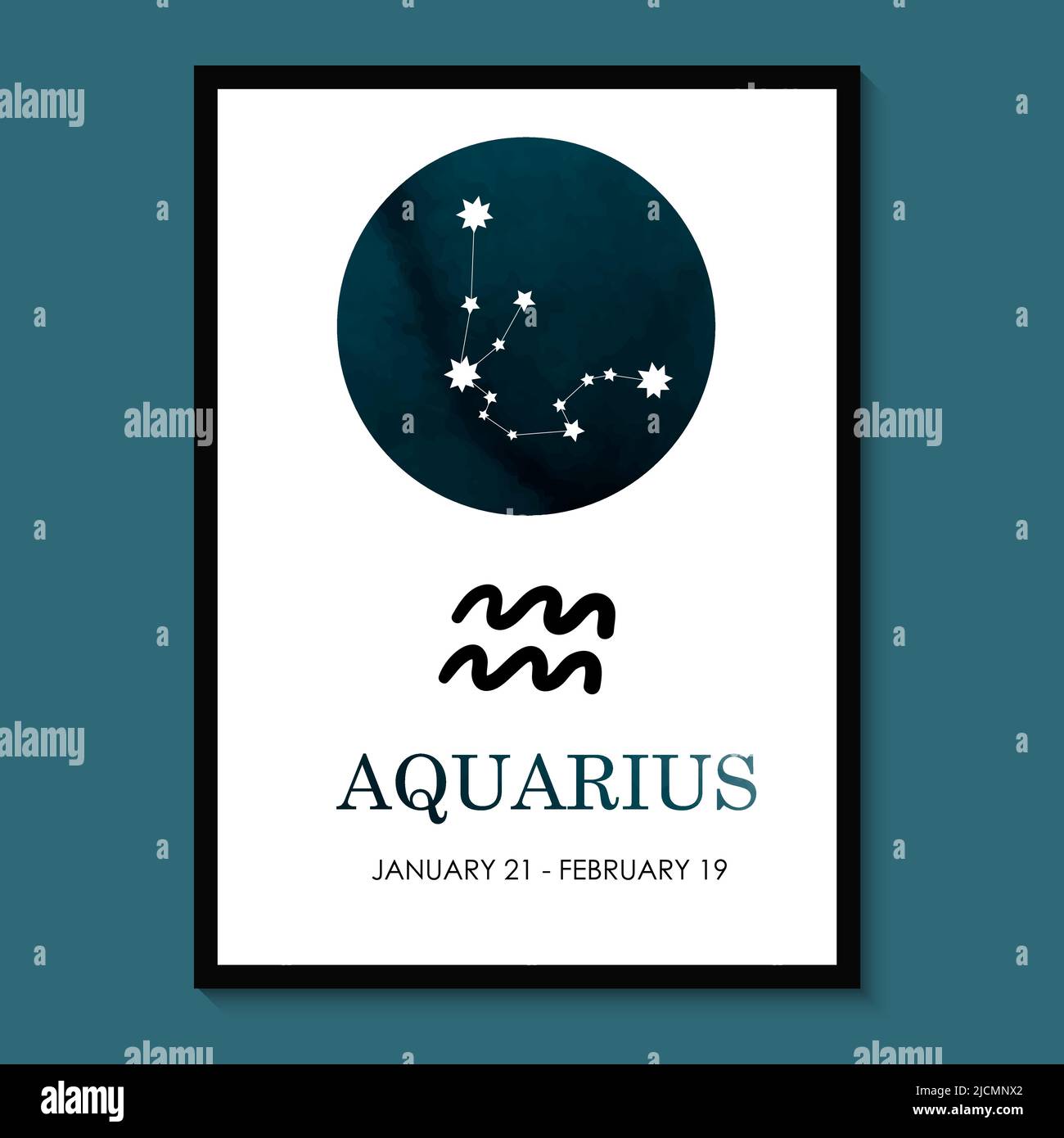 Aquarius Zodiac. Aquarius Zodiac Icon. Aquarius constellation astrology ...