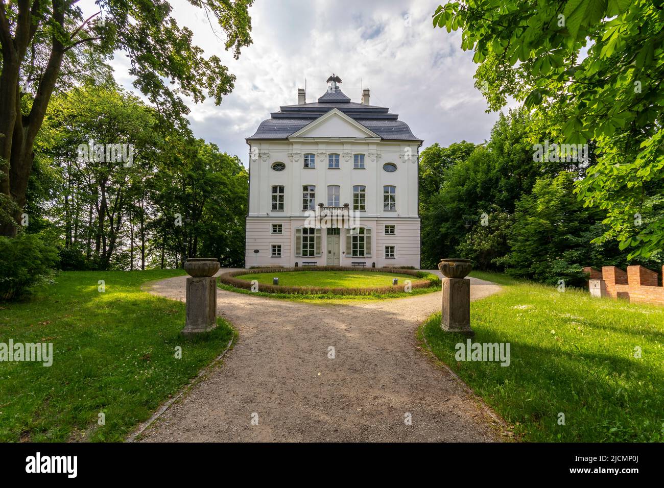 Palace and Park Complex in Ostromecko, Poland Stock Photo - Alamy