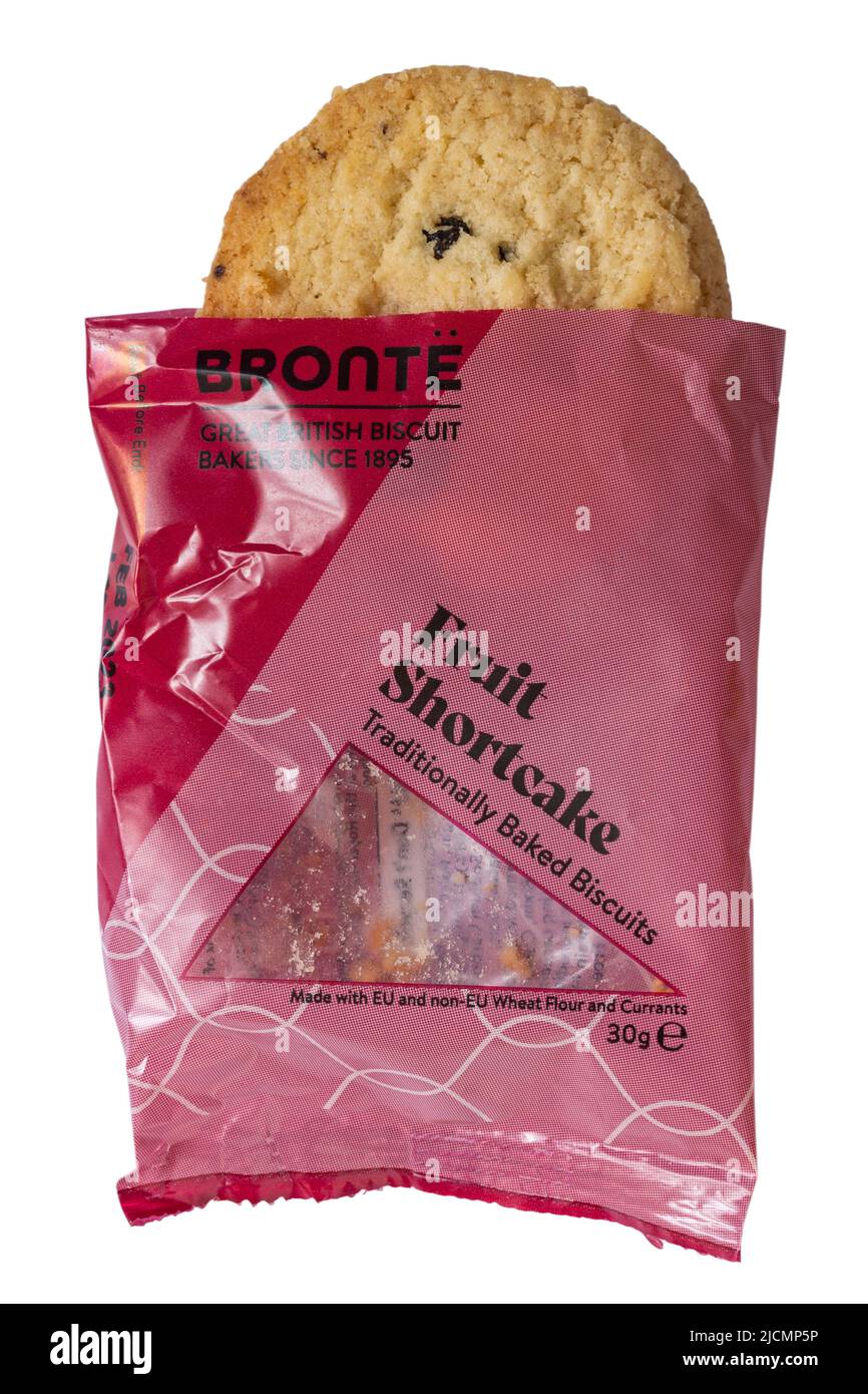 Packet of Bronte Fruit Shortcake biscuits traditionally baked Biscuits ...