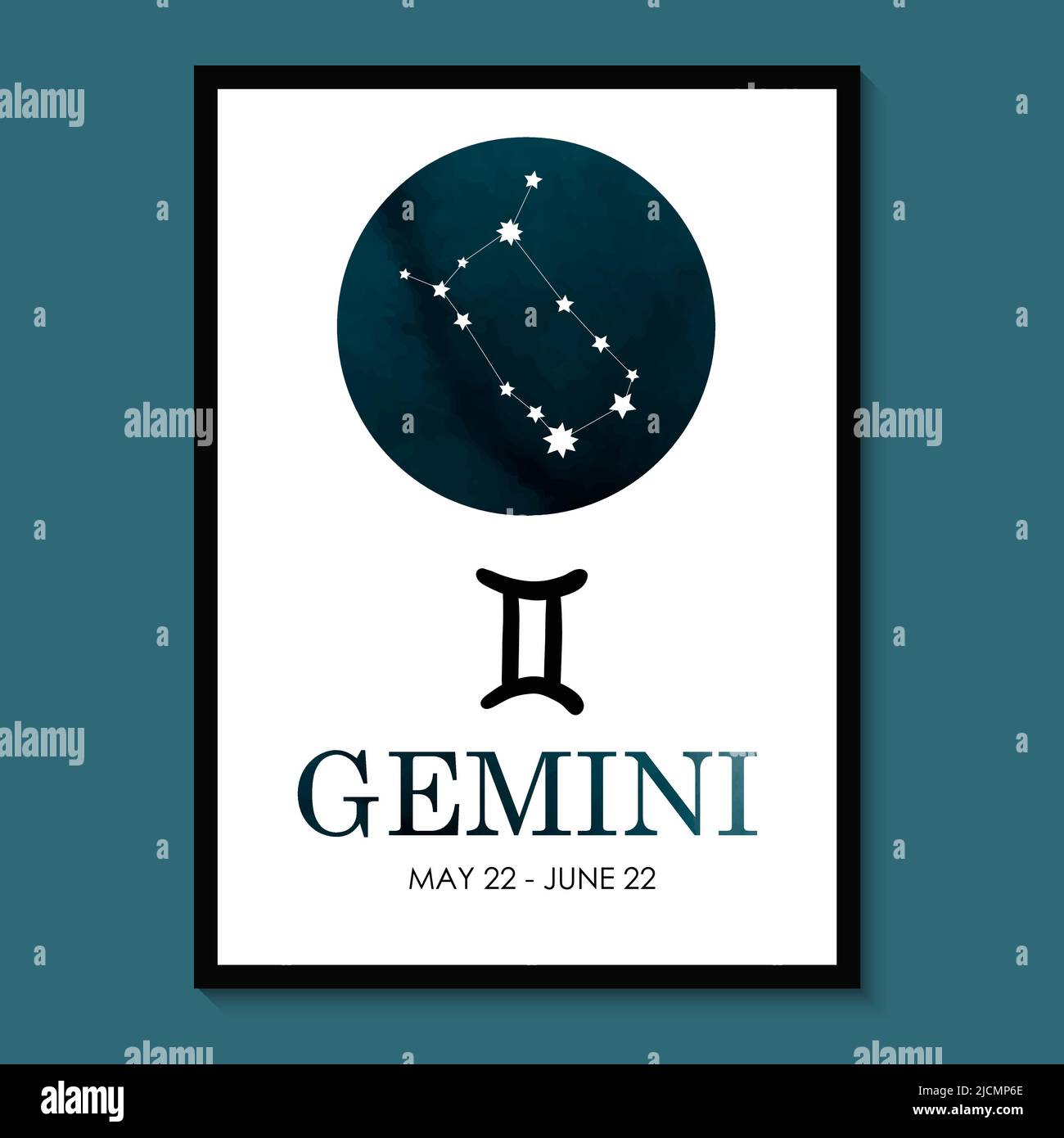 Gemini Zodiac. Gemini Zodiac Icon. Gemini constellation astrology ...