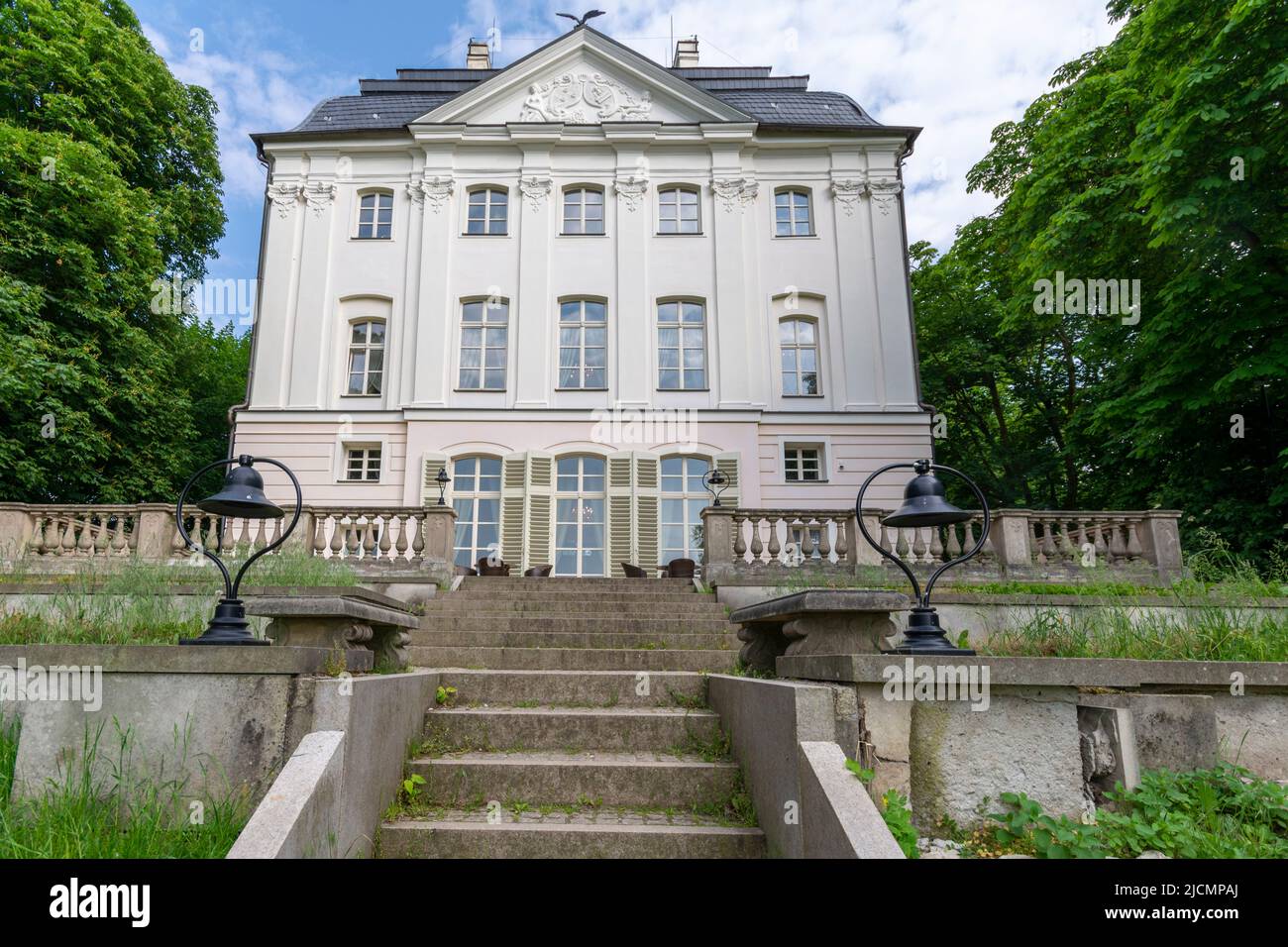 Palace and Park Complex in Ostromecko, Poland Stock Photo - Alamy