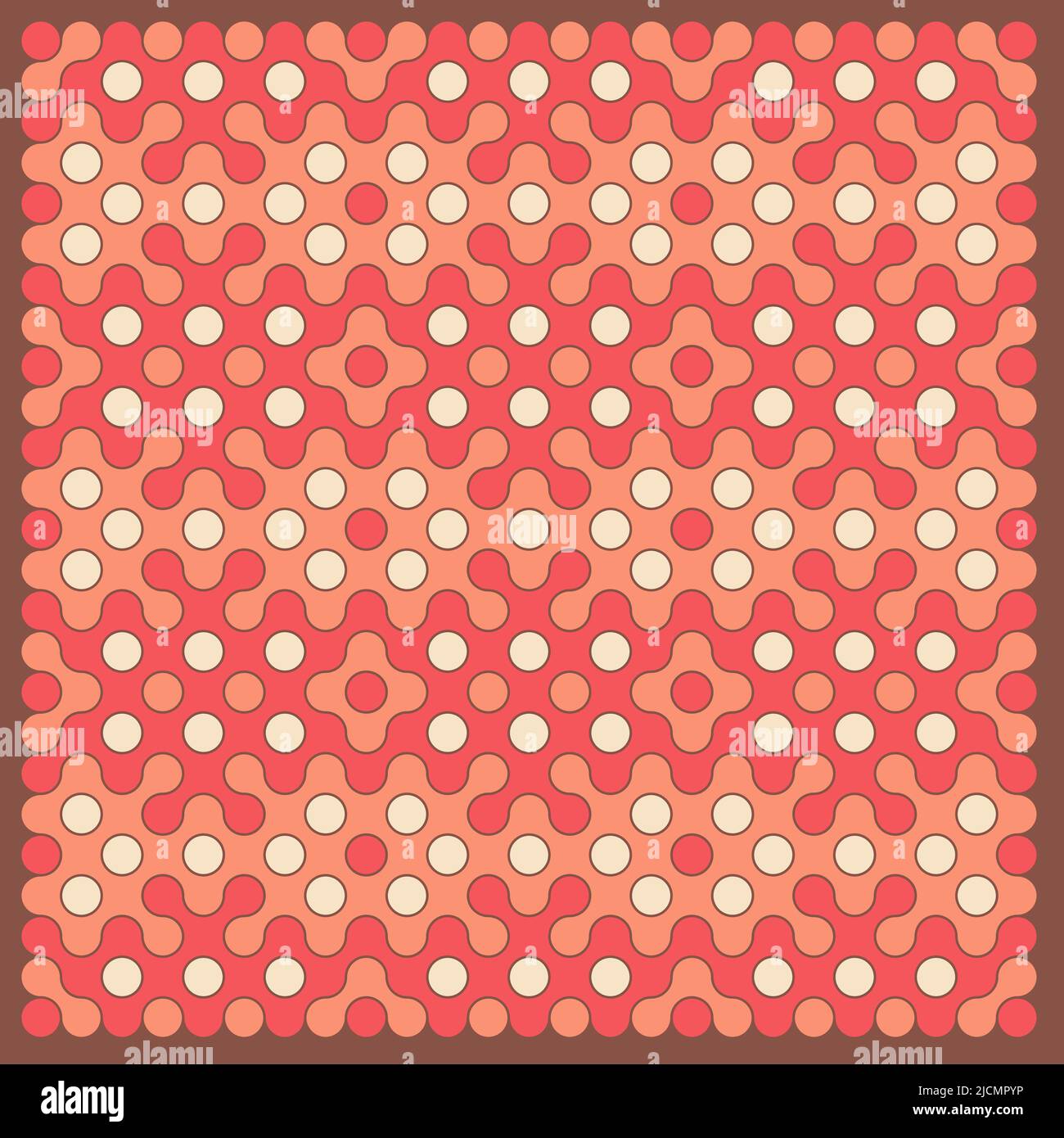 Random color rounded truchet tiling illustration Stock Vector Image ...