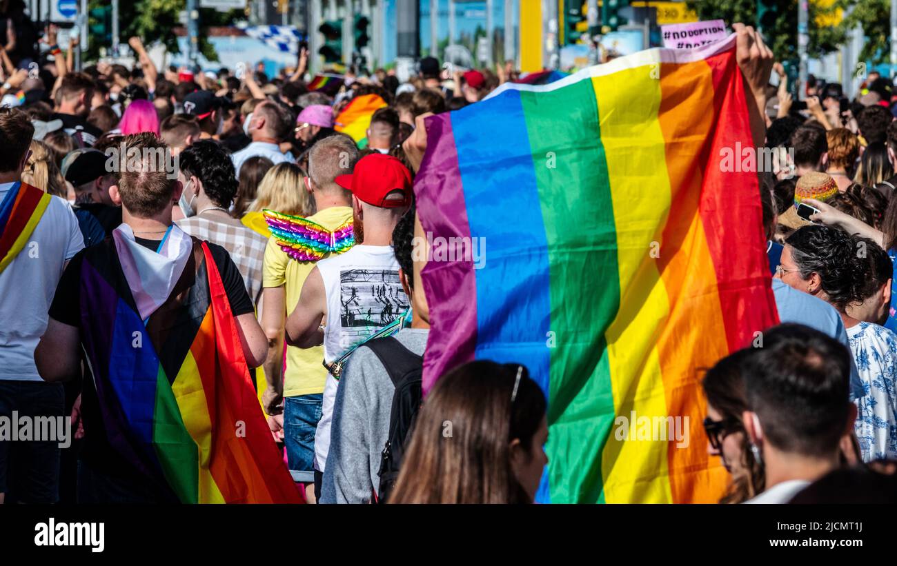 The Famous Christopher Street Day CSD In Berlin Stock Photo - Alamy