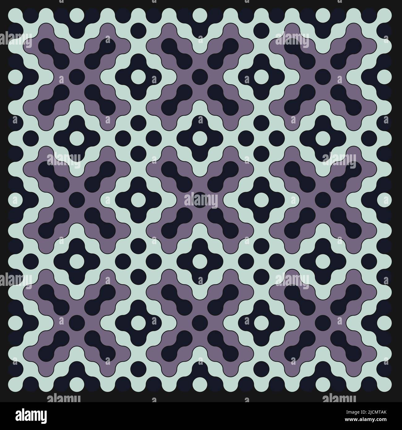 Random color rounded truchet tiling illustration Stock Vector Image ...