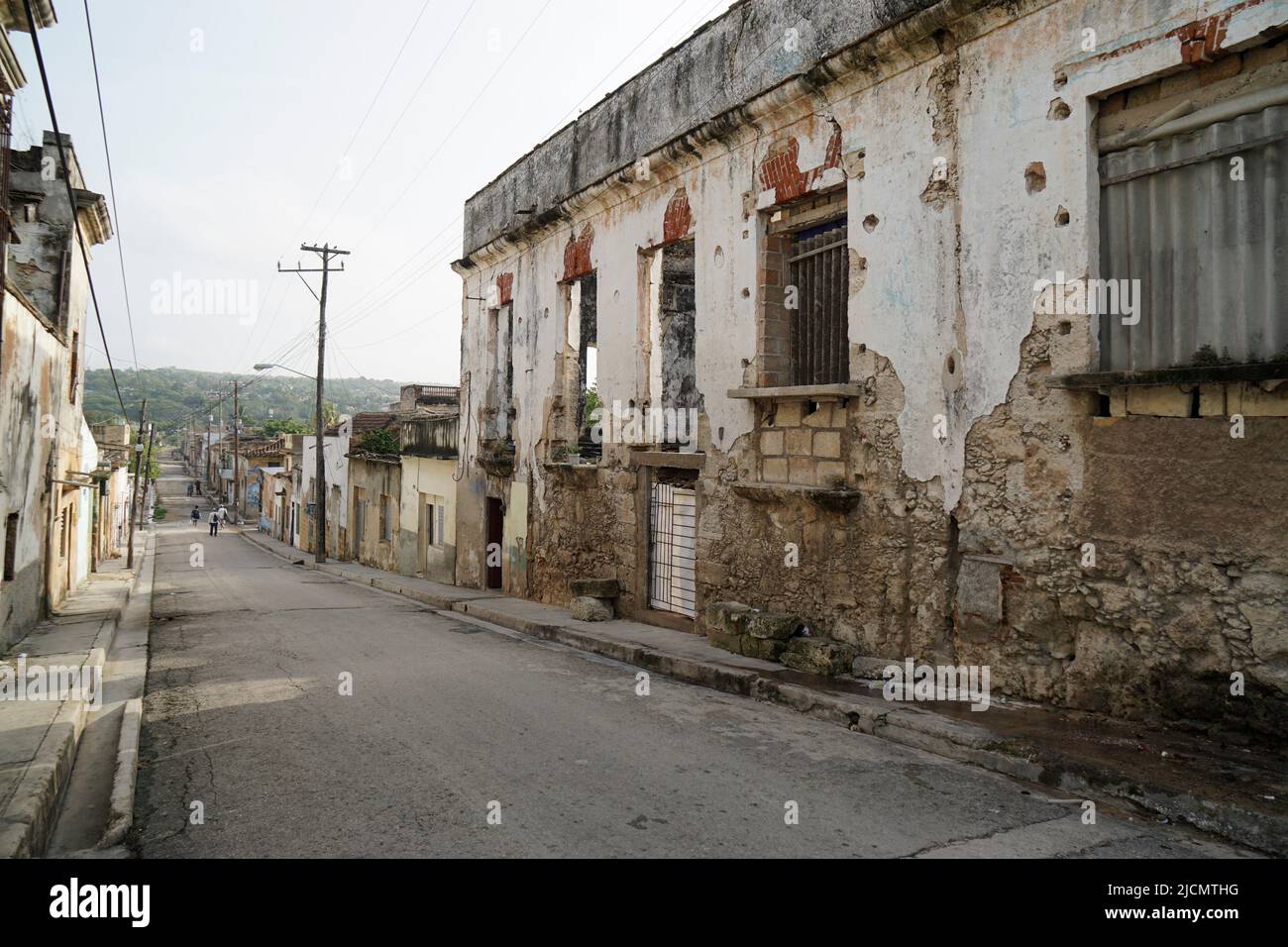 old run down houses in the streets of matanzas on cuba Stock Photo - Alamy