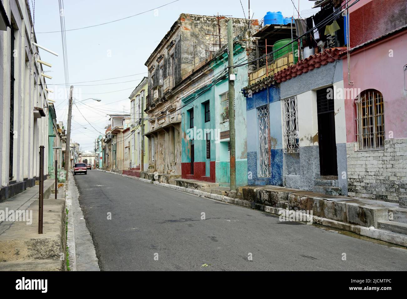 old run down houses in the streets of matanzas on cuba Stock Photo - Alamy