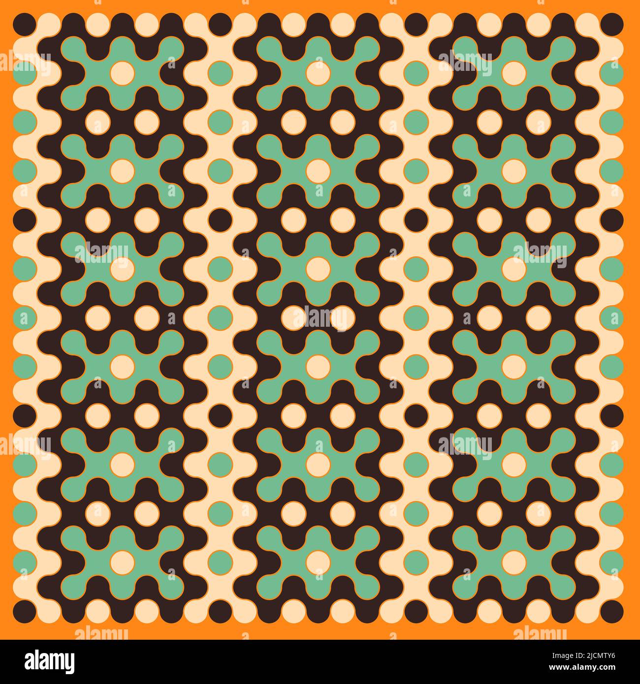 Random color rounded truchet tiling illustration Stock Vector Image ...